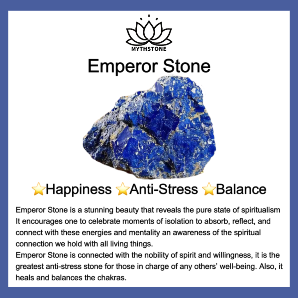 Emperor Stone Healing Crystal Earrings - mythstoneshop.com